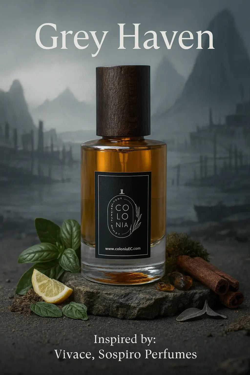 Grey Haven (Inspired by Vivace, Sosbiro Perfumes) – Colonia-eg