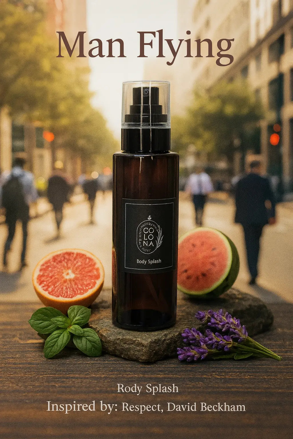 Man Flying (Body Splash For Men Inspired by Respect, David Beckham ...